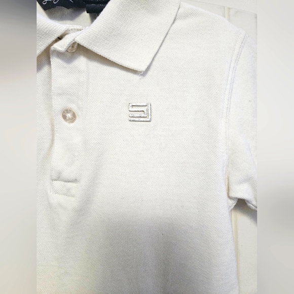 Saun John | Shirts & Tops | Saun John White Polo Tshirt | Poshmark